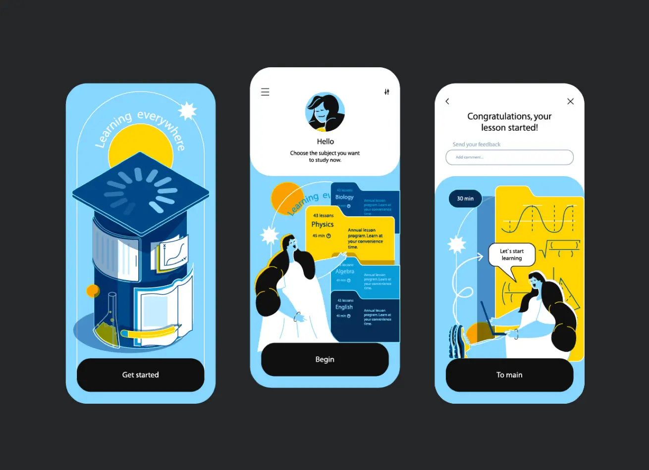 Online platform for distance learning - Universapps